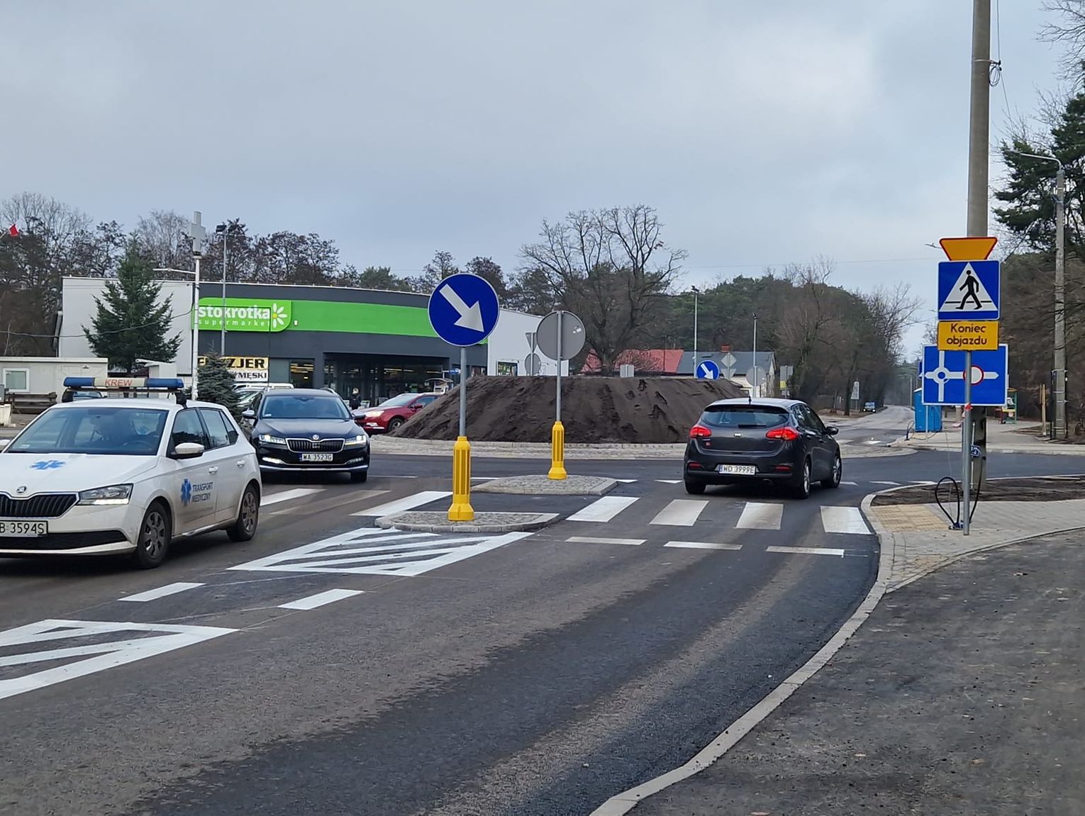 Nareszcie! Rondo na ul. Żeromskiego przejezdne!