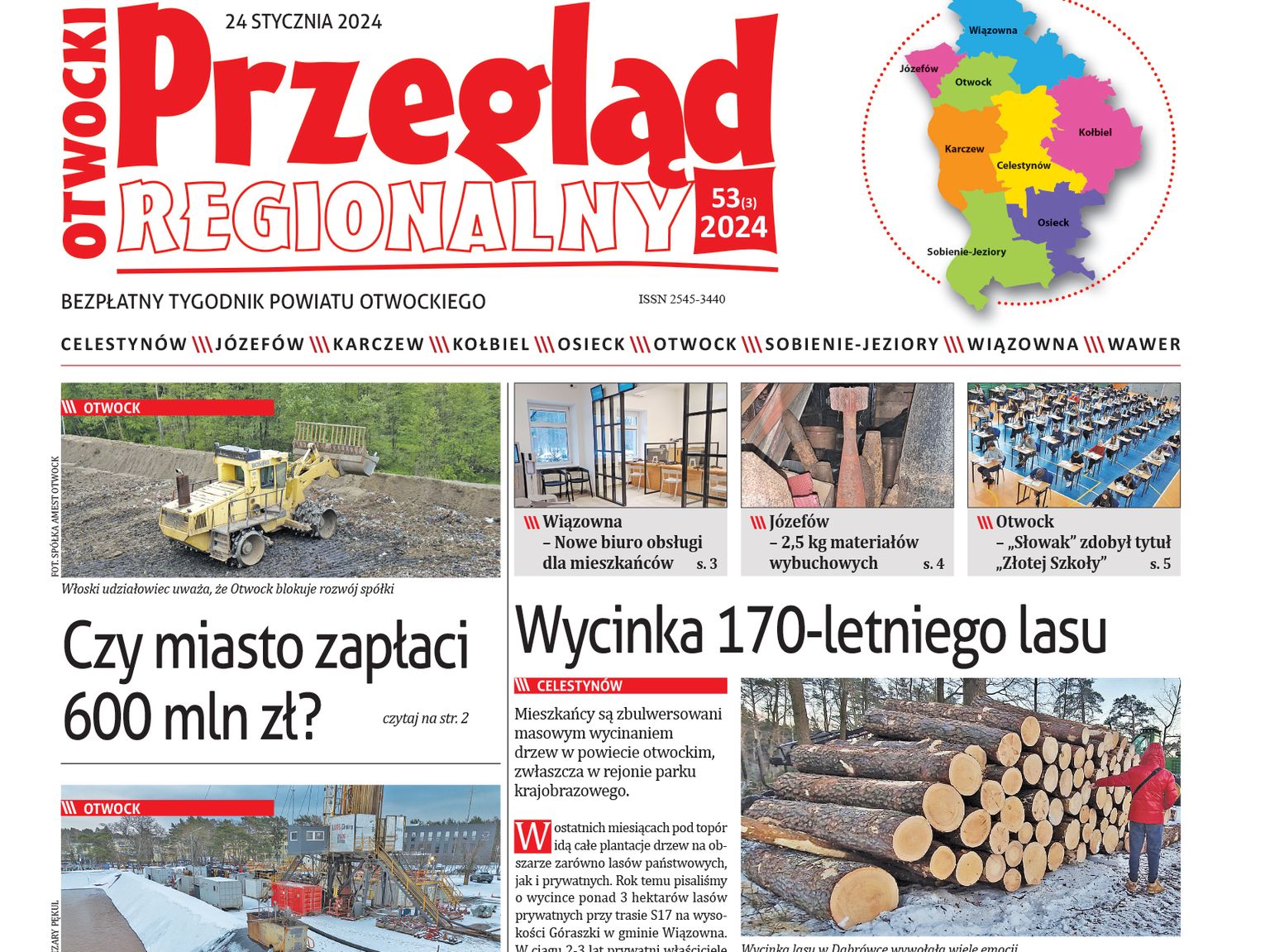 Otwocki Przegląd Regionalny, wydanie 53, gazeta lokalna Otwock
